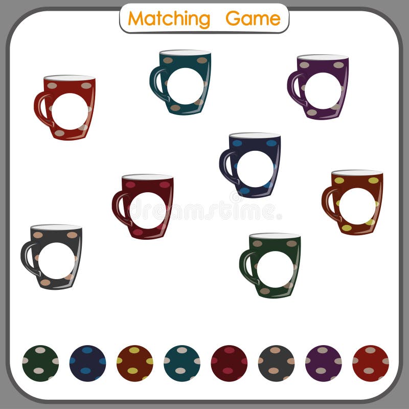 Matching Game, Find Missing Part, Visual Educational Game for Kids ...