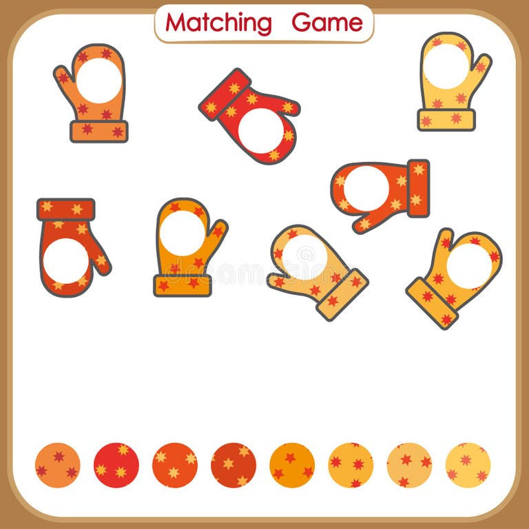 Matching Game, Find Missing Part, Visual Educational Game for Kids ...