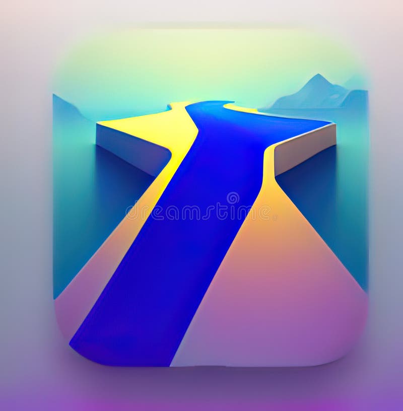 Matching Software App Icon. Generative AI. Stock Illustration ...