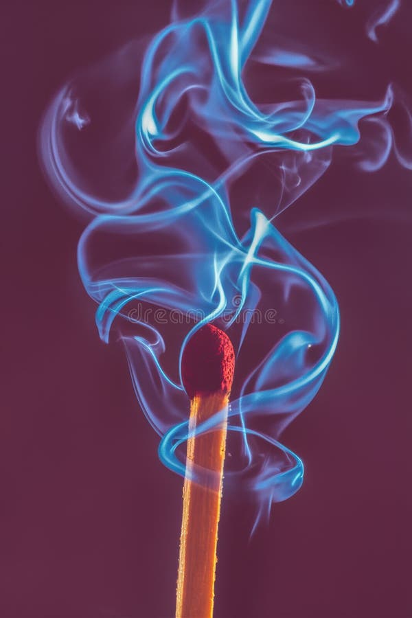 Exploding Matchstick Arrow with Tracers Stock Photo - Image of fire ...