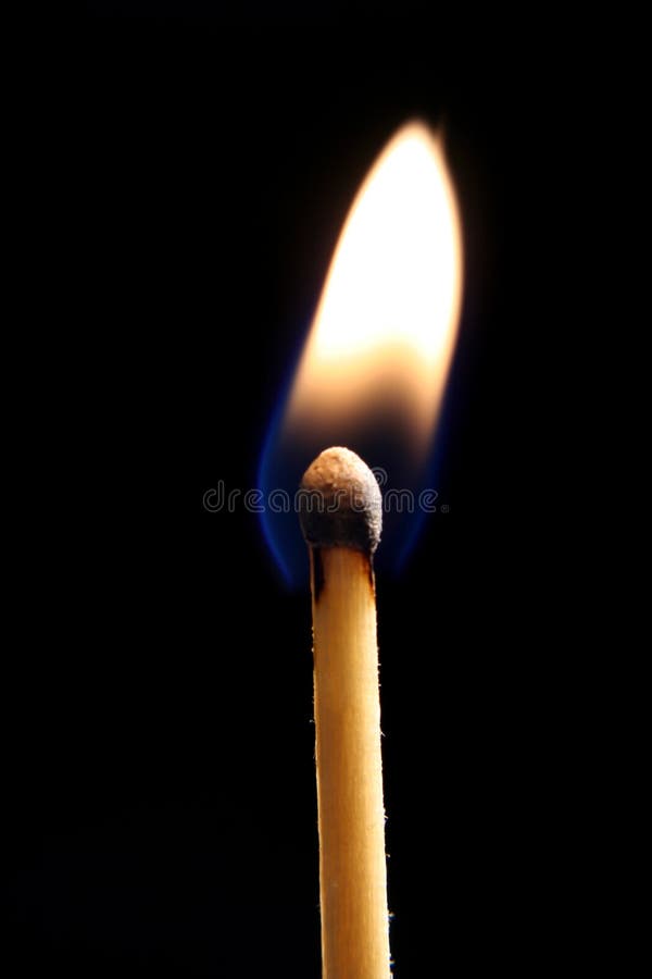 Matchstick del Lit imagen de archivo. Imagen de iluminado - 166993