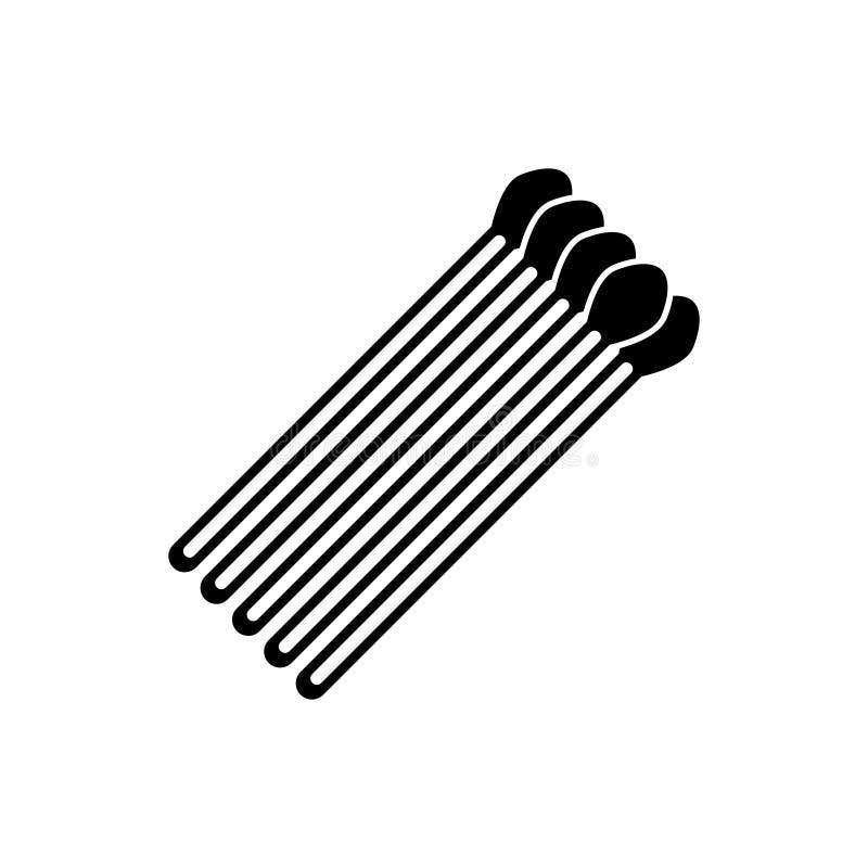 Matchstick Symbol,icon Vector Illustration Design Template Stock Vector ...