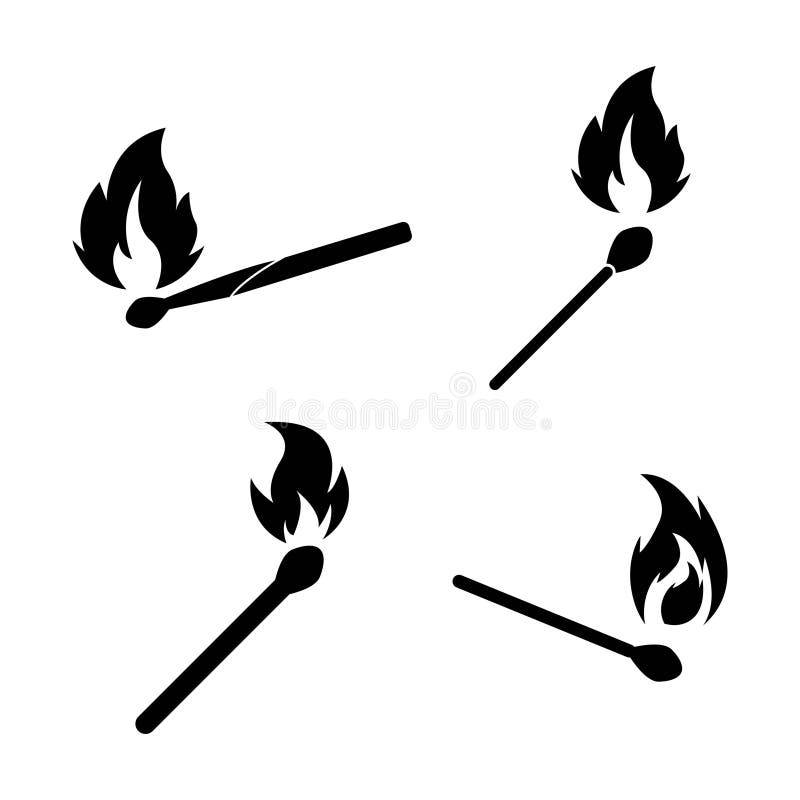 Matchstick Template Stock Illustrations – 816 Matchstick Template Stock ...