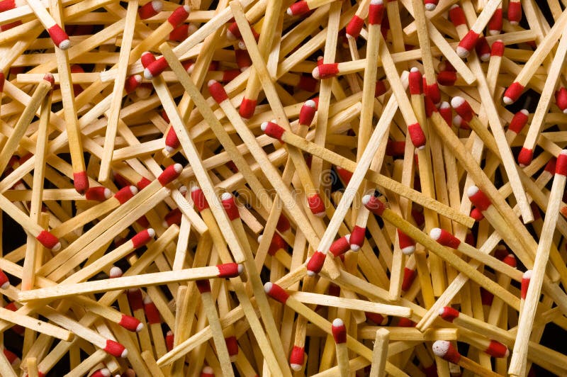 Matchsticks stock image. Image of flame, scattered, burn - 10753883