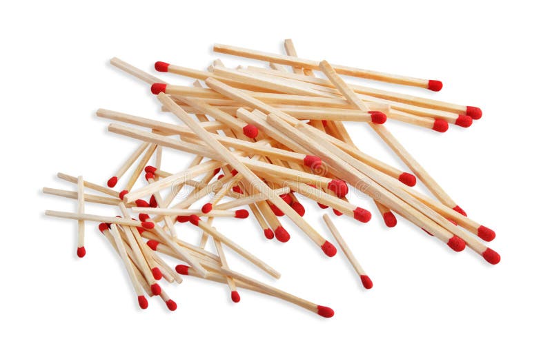Matchsticks. stock photo. Image of grey, horizontal, stack - 18552190