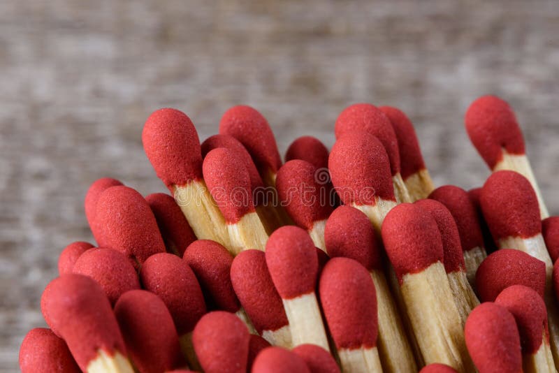 Matchsticks with Retro Vintage Style Stock Photo - Image of danger ...