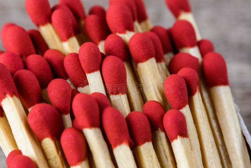 Matchsticks with Vintage Style Stock Image - Image of burn, detail ...
