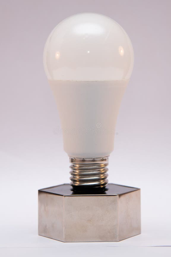 Mate Light Bulb on White Background Stock Image - Image of electrical ...