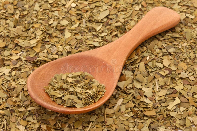 Mate Tea stock image. Image of mate, spoon, studioshot - 56832343