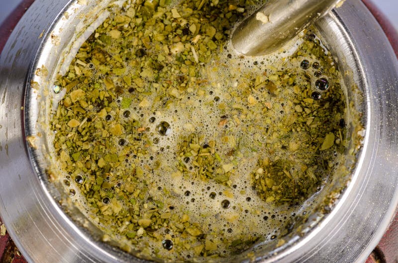 Mate tea stock photo. Image of handmade, isolated, herb - 62495500