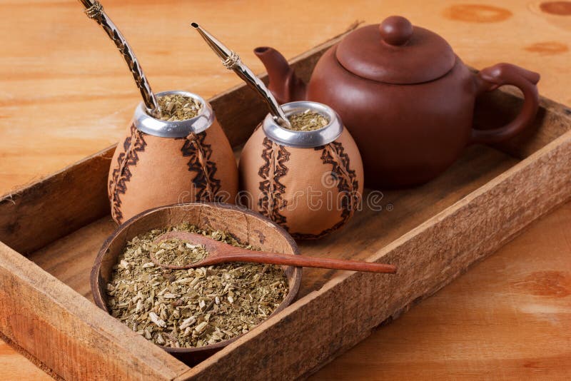 Mate, is a Traditional South American Infused Drink Stock Image - Image ...