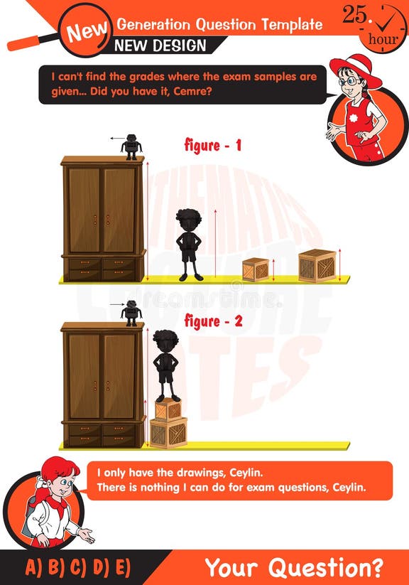 Math, Algebraic Expressions, the Next Generation Test Question Stock ...