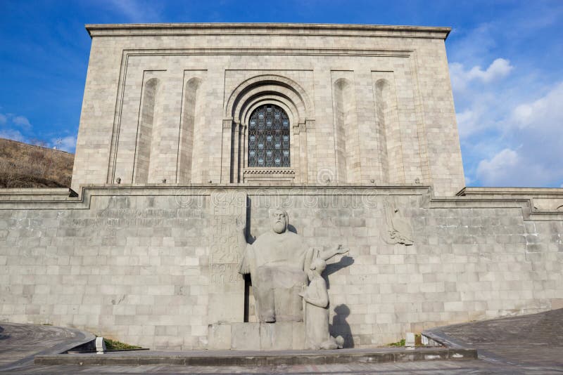 The Matenadaran Building in Yerevan , Armenia Stock Image - Image of ...