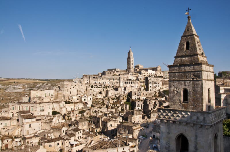 Matera stock image. Image of sass, stones, panorama, matera - 25737001