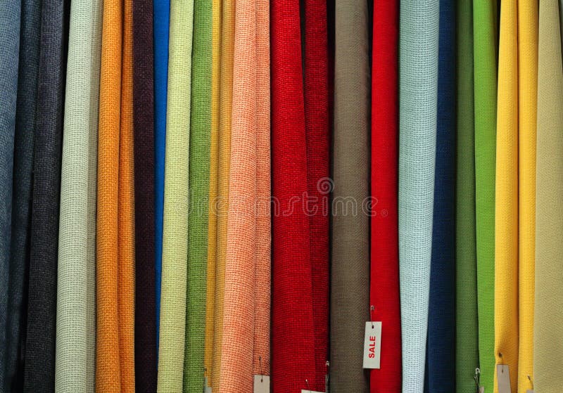 Materia Textil Para La Venta Imagen de archivo - Imagen de almacén ...