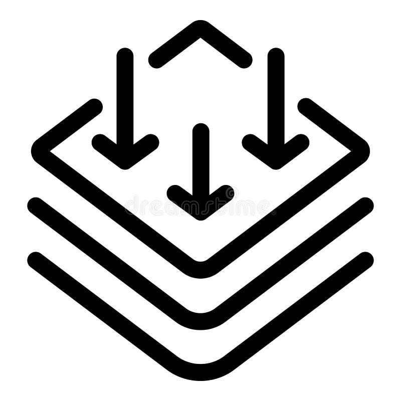 Absorption Icon. Outline Absorption Vector Icon for Web Design Isolated ...