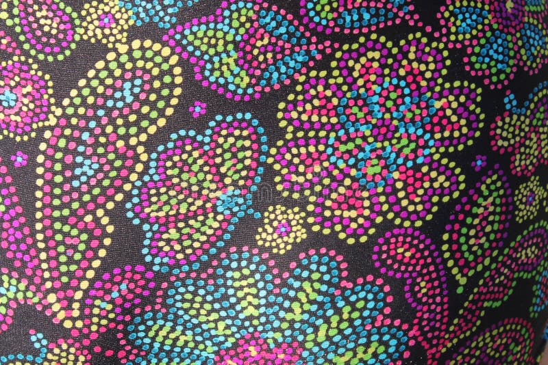 Material with Abstract Multi-colored Pattern Stock Photo - Image of ...