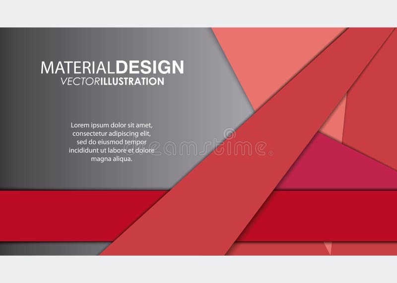 Background Unusual Modern Material Design Stock Vector - Illustration ...