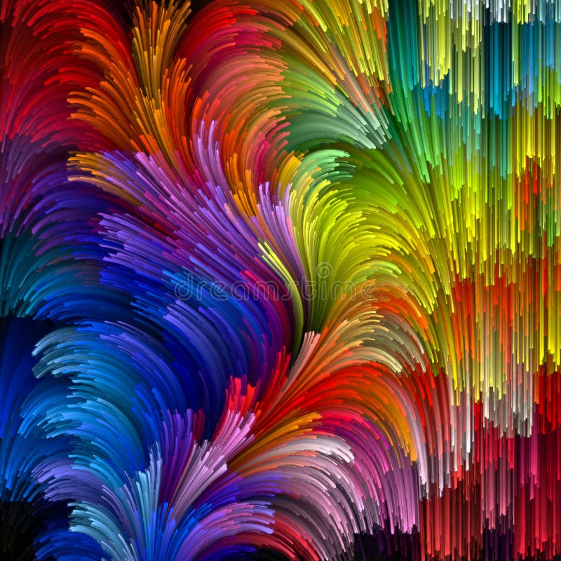 Material of Color Dance stock illustration. Illustration of bright ...