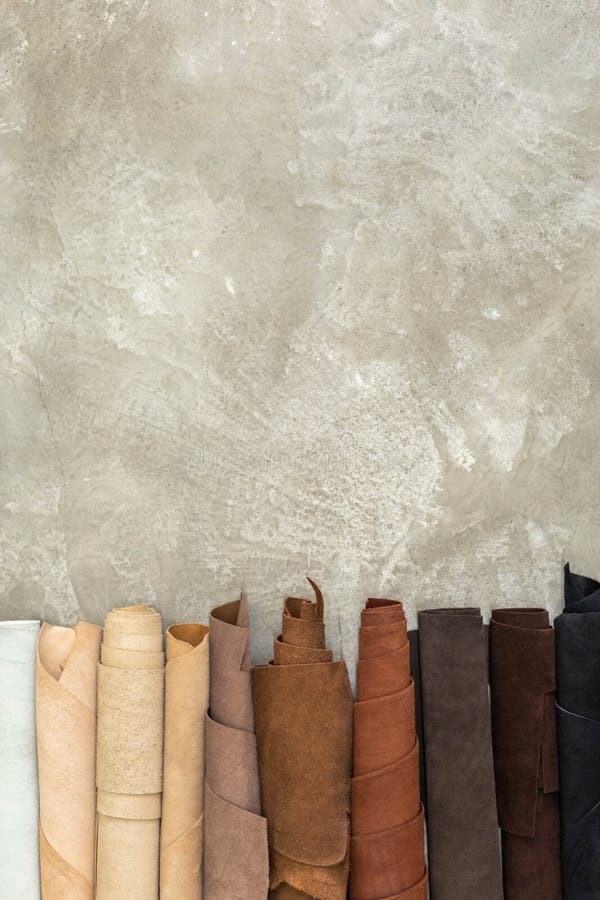 Material for Creating Handmade Production at Leather Workshop. Stock ...