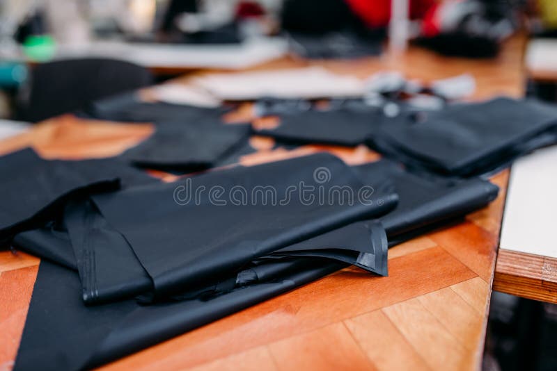Material for Cutting the Clothes, Cloth Pattern Stock Image - Image of ...