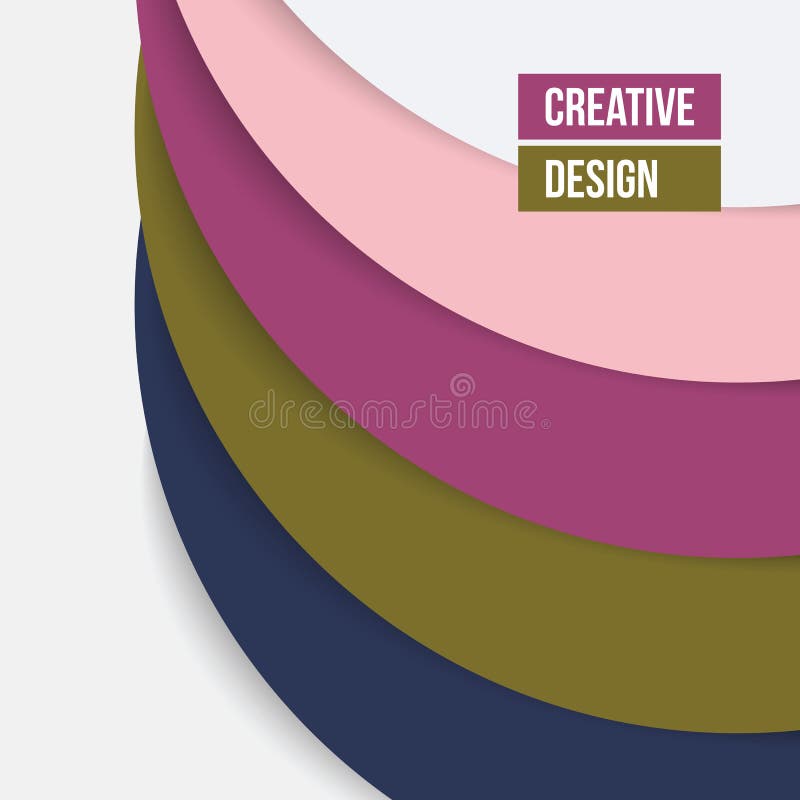 Material Design Background or Creative Design Posters, Stock Vector ...