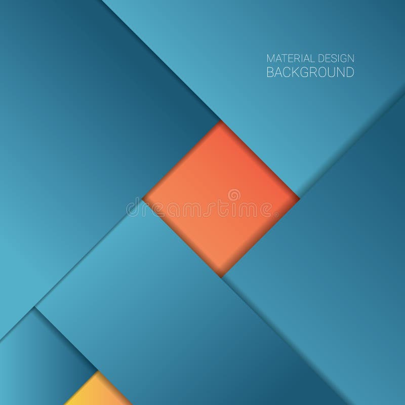 Material Design Background. Simple Geometric Stock Illustration ...