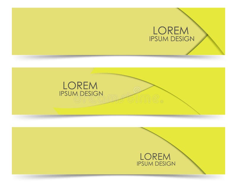 Material Design Business Banner Stock Vector - Illustration of ...