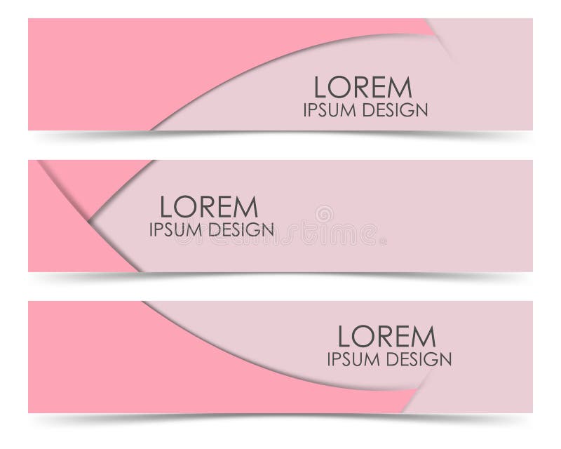 Material Design Business Banner Stock Vector - Illustration of ...