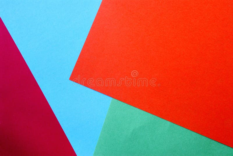 Material Design on Colorful Papers Stock Photo - Image of blue ...