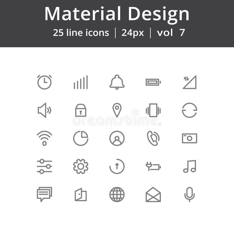 Simple Material Design Icons Stock Illustrations – 4,288 Simple ...