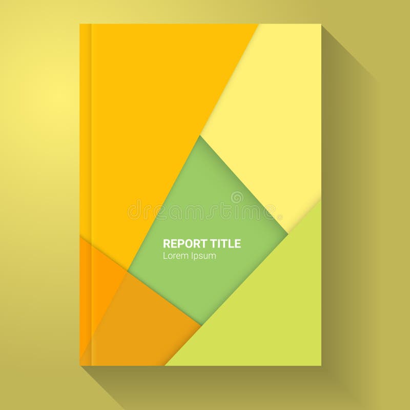 Material Design Report / Brochure Template - Infographic Element Stock ...