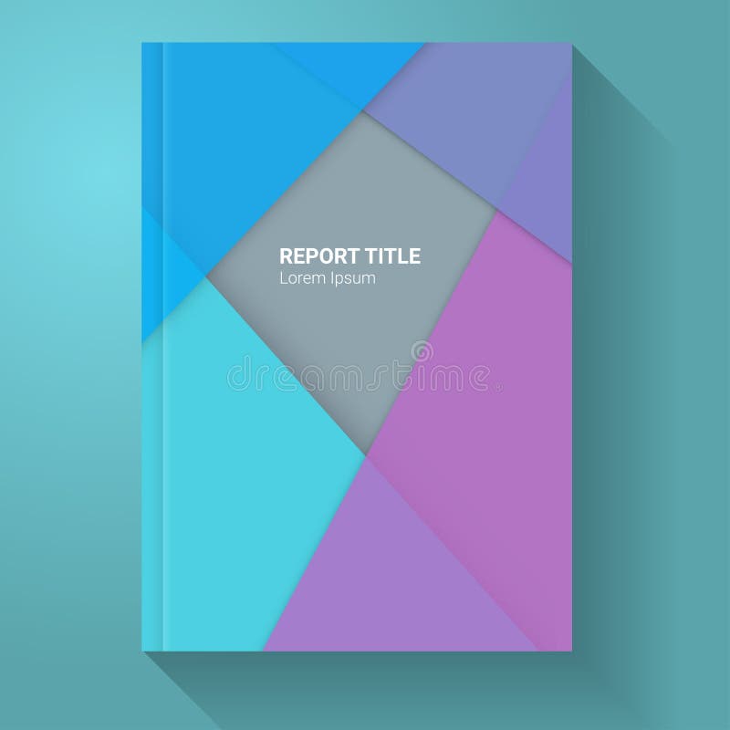 Material Design Report / Brochure Template - Infographic Element Stock ...