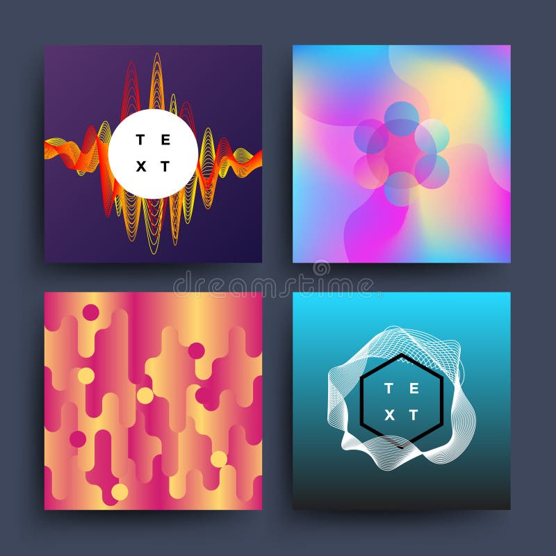 Material, Dynamic, Motion 2d Trendy Vector Backgrounds Stock Vector ...