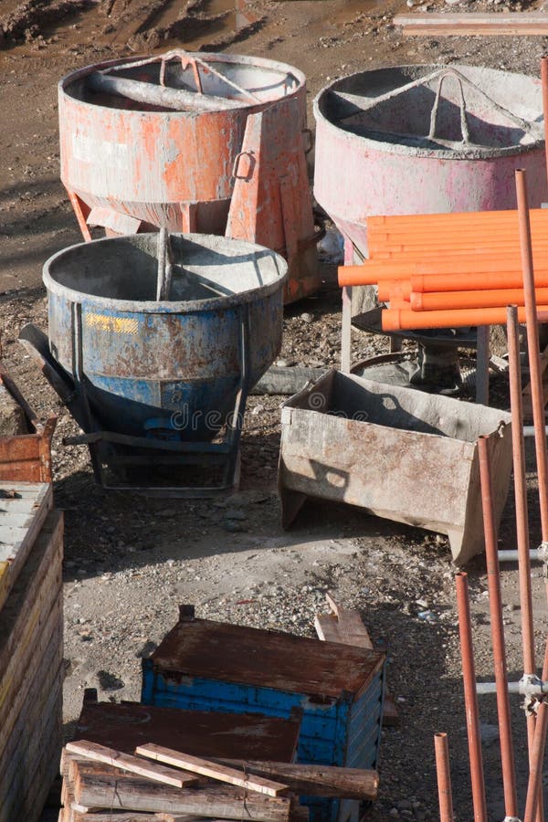 Material and Equipment Construction Stock Image - Image of equipment ...