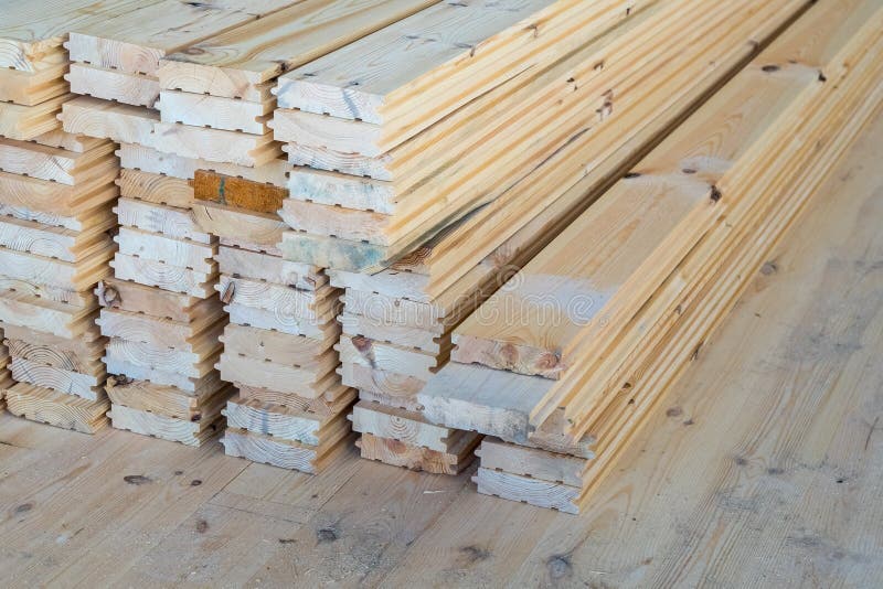 Material for a Floor from a Tree of a Larch Stock Photo - Image of ...