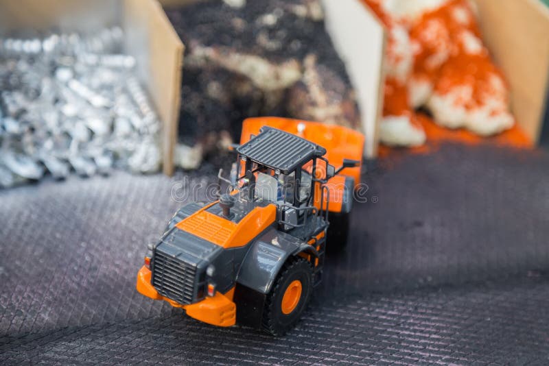 Material handling machine stock image. Image of pickup - 64586099