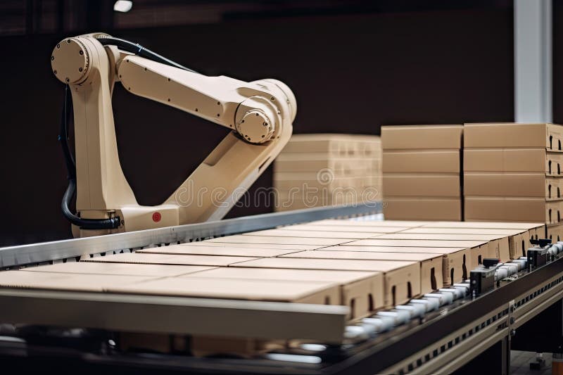 Material Handling and Palletizing Robot Stacking Boxes on Pallet in ... Material Handling and Palletizing Robot Stacking Boxes on Pallet in ...