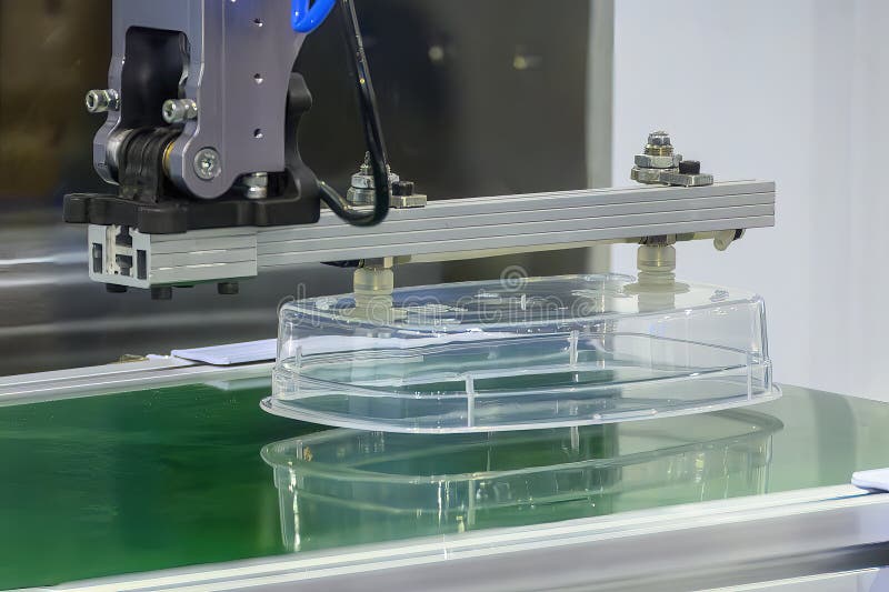 The Material Handling Process by Robotic System from Injection Machine ...