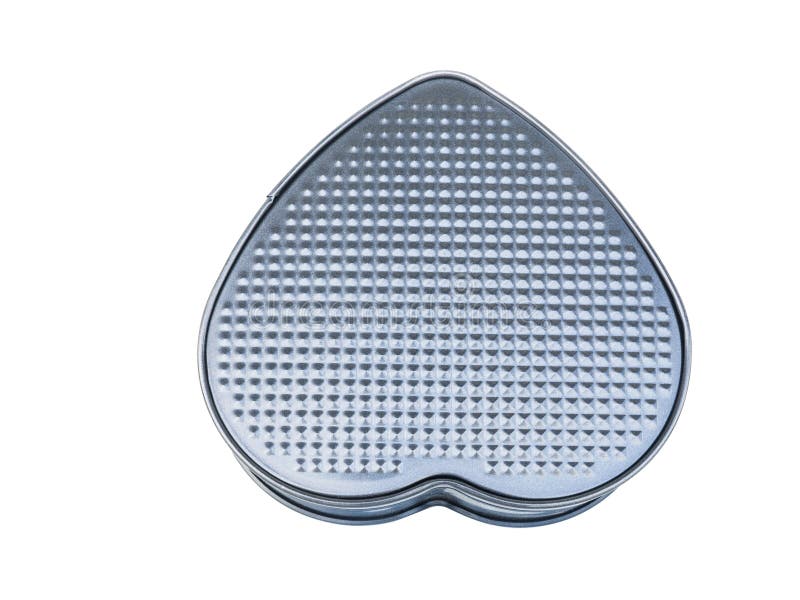 Material Heart-shaped Baking Loaf Pan Non-stick Coating. Isolate Stock ...