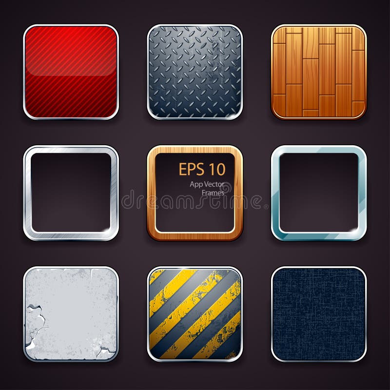 Material icons stock vector. Illustration of graphic - 29293098