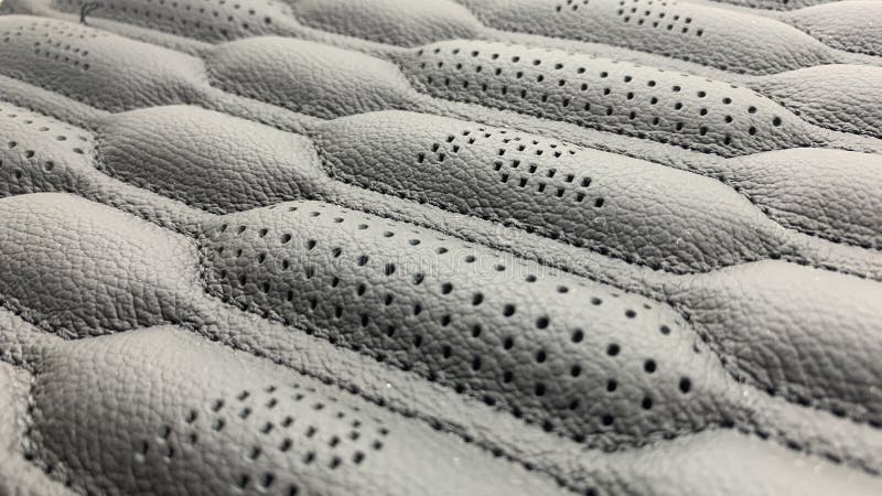 Material Leather Texture, Thread and Perforated Pattern Stock Photo ...