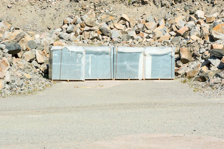 Material on pallets stock photo. Image of packing, hard - 55433174