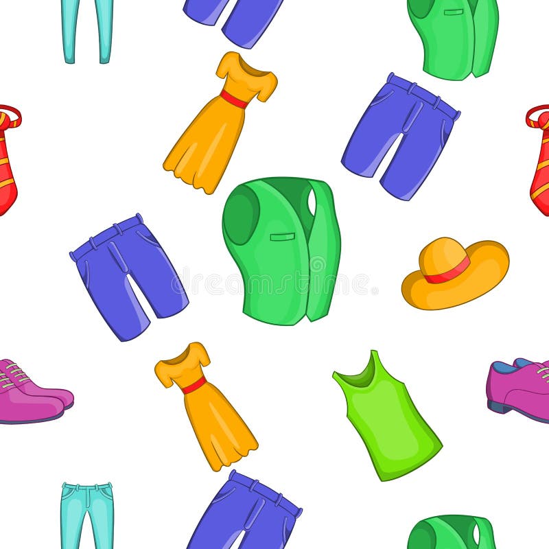 Material Pattern, Cartoon Style Stock Vector - Illustration of ornament ...