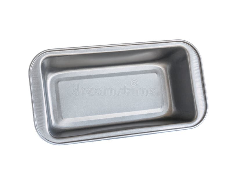 Material Rectangle Baking Loaf Pan Non-stick Coating. Isolated O Stock ...