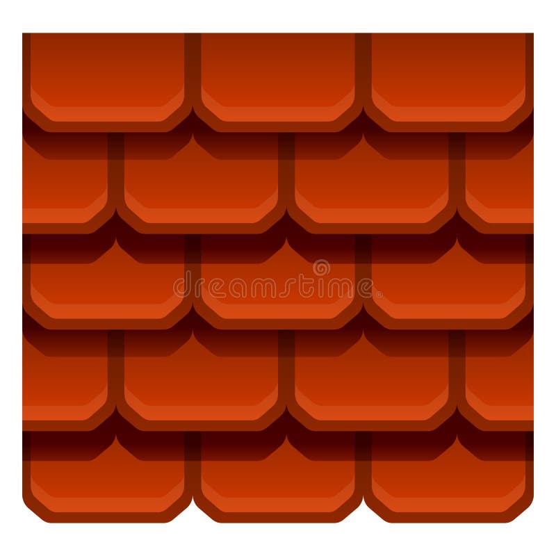 Material Roof Icon, Cartoon Style Stock Vector - Illustration of ...
