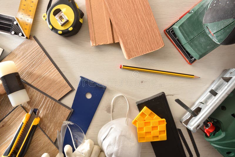 Material for Service of Assembly and Repair of Wooden Floors Stock ...