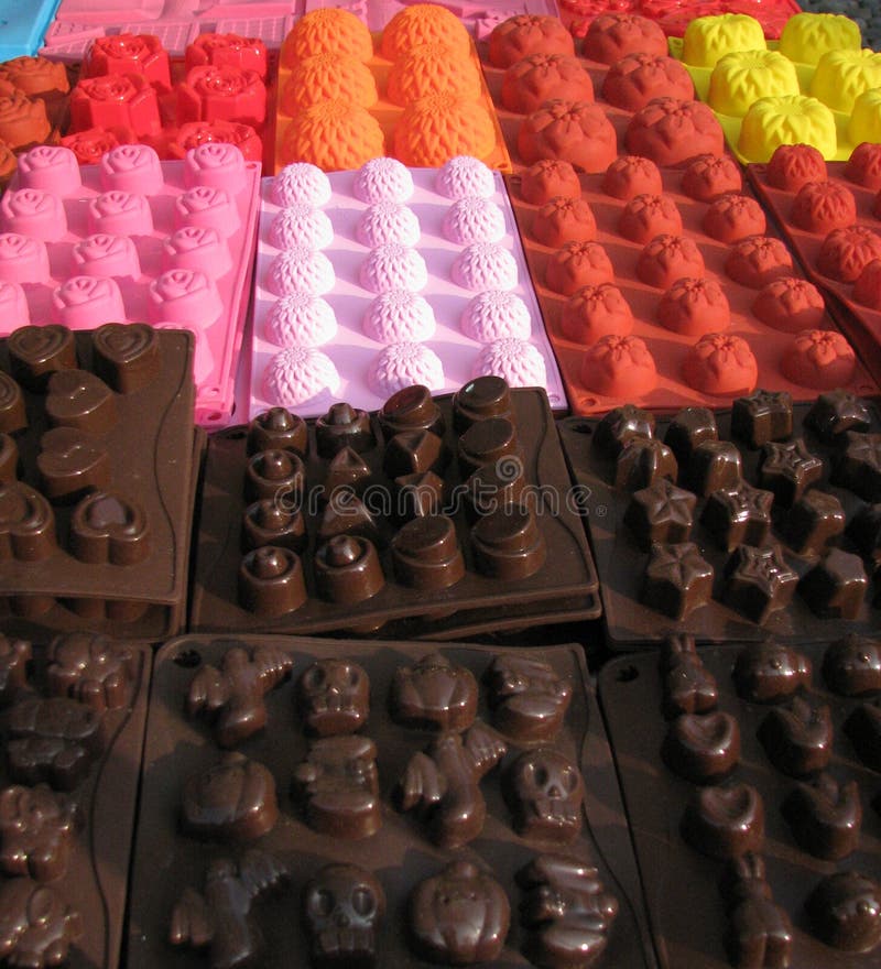 Material Silicone Mould To Create Cakes and Cookies Stock Image - Image ...