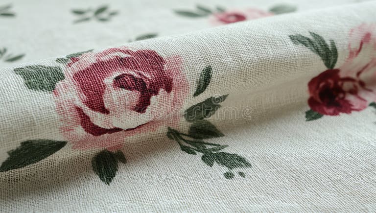 The Material is Soft and Features a Subtle, Flowing Floral Print, Along ...