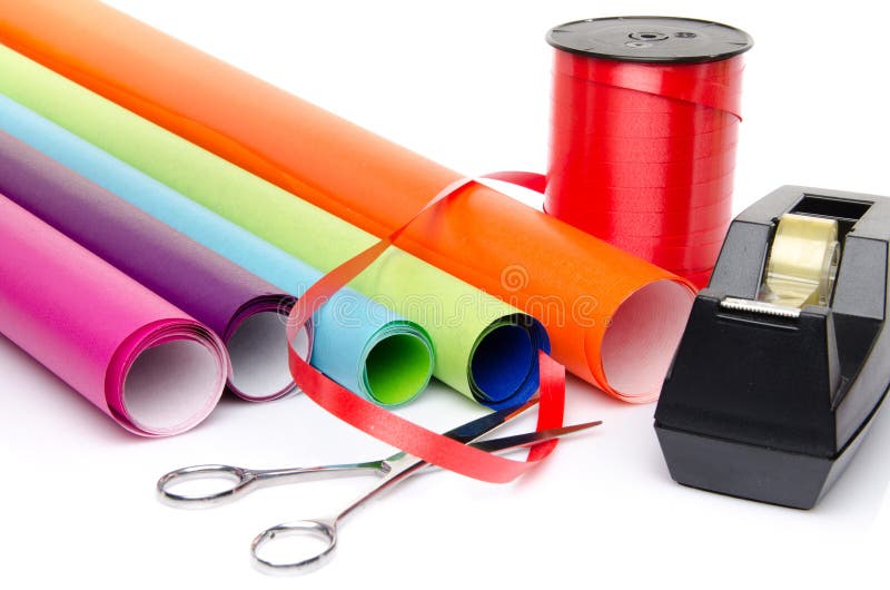 Material to wrap gifts stock image. Image of celebration - 41647135